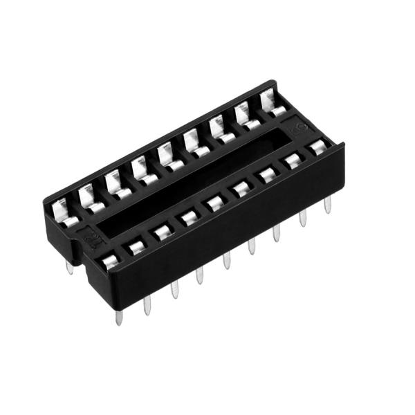 【本商品は海外出荷】お届けは通常20-30日を頂いております。製品名：DIP ICソケットピッチ：2.54mm; 行間距離（約）：7.6mm; ピン数：18各サイズ（約）：23 x 10 x 8mm（L * W * H）。 材質：プラスチッ...