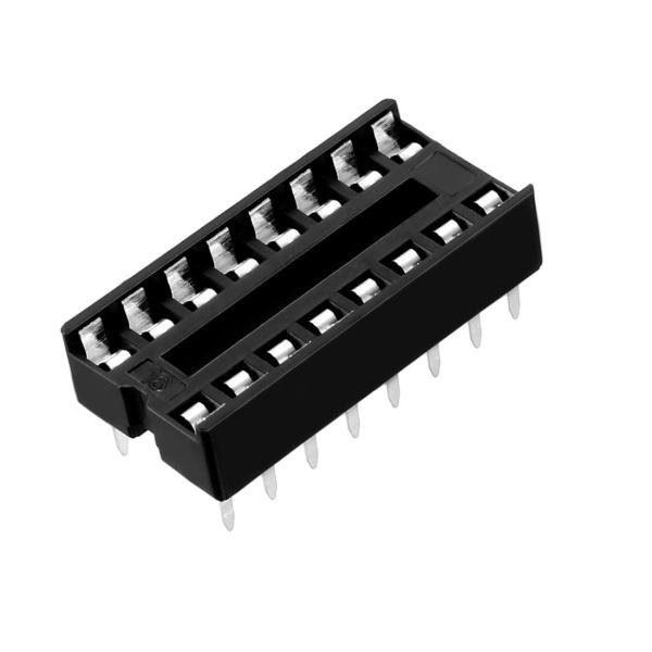 【本商品は海外出荷】お届けは通常20-30日を頂いております。製品名：DIP ICソケットピッチ：2.54mm; 行間距離（約）：7.6mm; ピン数：16各サイズ（約）：20x 10 x 8mm（L * W * H）。 材質：プラスチック...