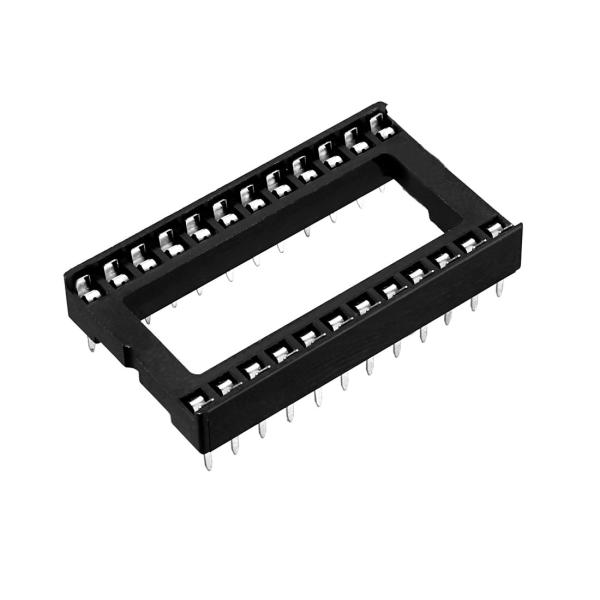 【本商品は海外出荷】お届けは通常20-30日を頂いております。製品名：DIP ICソケットピッチ：2.54mm; 行間距離（約）：15.24mm; ピン数：24各サイズ（約）：30.5x 18 x 8mm（L * W * H）。 材質：プラ...
