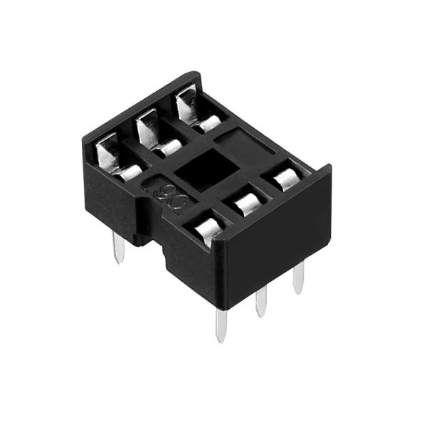 【本商品は海外出荷】お届けは通常20-30日を頂いております。製品名：DIP ICソケットピッチ：2.54mm; 行間距離（約）：7.6mm; ピン数：6各サイズ（約）：10 x 7.5 x 8mm（L * W * H）。 材質：プラスチッ...