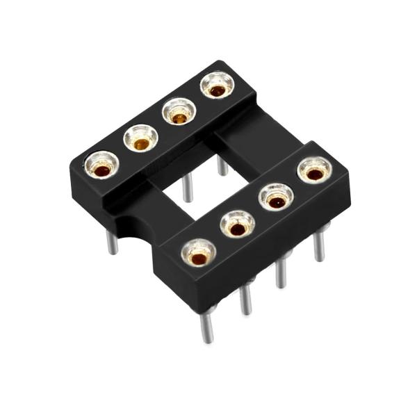 【本商品は海外出荷】お届けは通常20-30日を頂いております。製品名：DIP ICソケットピッチ：2.54mm; 行間距離（約）：7.6mm; ピン数：8各サイズ（約）：10 x 10 x 7.5mm（L * W * H）。 材質：プラスチ...