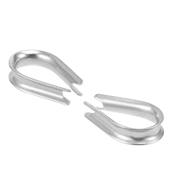 【本商品は海外出荷】お届けは通常20-30日を頂いております。メインカラー：シルバートーン; 材質：304ステンレススチールパッケージ内容：ワイヤーロープシンブル5個入り; 製品名：ワイヤーロープシンブル重量：33g; 標準サイズ：M6長さ...