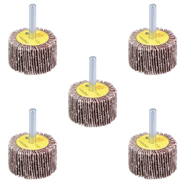 【本商品は海外出荷】お届けは通常20-30日を頂いております。80グリット; 19100R.P.M;直径40mm、長さ25mmとシャフト30mm。高度な研削技術により、フラップホイールは良好な弾性と高い研削効率を備えています。フラップホイー...