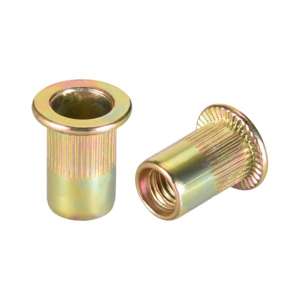 【本商品は海外出荷】お届けは通常20-30日を頂いております。材質：炭素鋼;系サイズ: M6 x 1mmグリップ範囲: 0.5mm-3.0mmドリル穴のサイズ: 9mmパッケージ内容: 100(+/-2%) x リベットナット