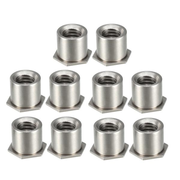 【本商品は海外出荷】お届けは通常20-30日を頂いております。ピッチ： 1mm.フラットからフラットまで測定幅：10mm全体高さ：8mm厚さ1.3mmの取付板に適し、 取付穴径は約 8.75です。薄いシートが耐荷重スレッドを必要とするが、い...