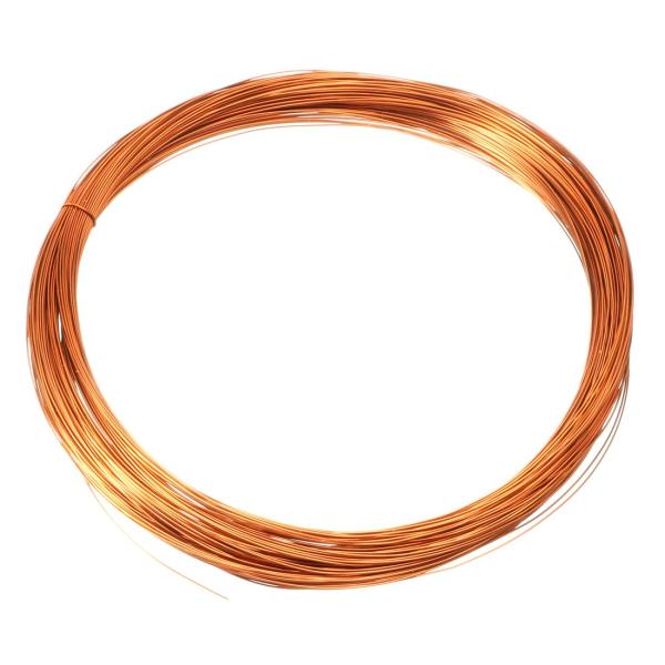 【本商品は海外出荷】お届けは通常20-30日を頂いております。内径: 0.15mm(外径測定時+-0.03mm); ワイヤ長さ : 50m材質: ポリエステル/ ポリミードオーバコート; 温度定格: 130摂氏温度。非常に効率的なエナメル銅...