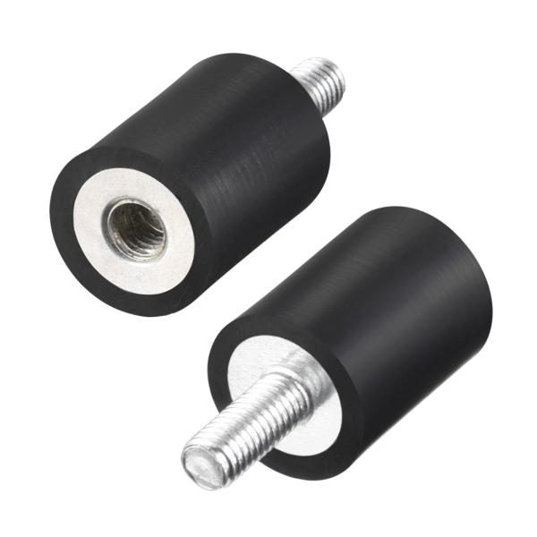 【本商品は海外出荷】お届けは通常20-30日を頂いております。製品名：ラバーマウント; 材質：金属、ゴム; 金属表面処理：めっき亜マレねじサイズ：M5 x 12mm（D x L）。 メスねじサイズ：M5 x 5mm（D x L）; ゴムサイ...