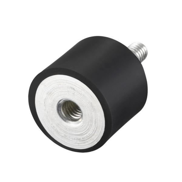 【本商品は海外出荷】お届けは通常20-30日を頂いております。製品名：ラバーマウント; 材質：金属、ゴム; 金属表面処理：めっき亜マレねじサイズ：M6 x 18mm（D x L）。 メスねじサイズ：M6 x 6.5mm（D x L）; ゴム...