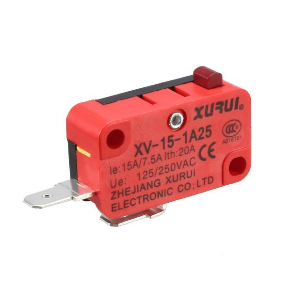 【本商品は海外出荷】お届けは通常20-30日を頂いております。定格：動作電圧:AC125/250V；動作電流:15A/7.5A、加熱電流: 20A;動作に必要な力(最大) OF：200g 戻りの力(最小) RF：50g 動作までの動き (最...