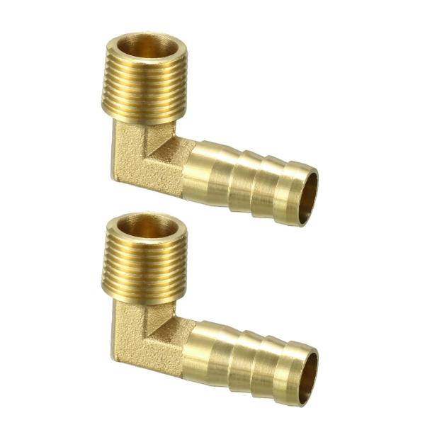 【本商品は海外出荷】お届けは通常20-30日を頂いております。サイズ：12mmバーブ x 3/8 PTオスホースとねじ切りパイプをある角度で接続するための90度エルボ耐食性、高温での延性、低透磁率対応の黄銅黄銅のねじ込みにより、しっかりとシ...