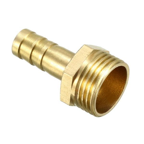 【本商品は海外出荷】お届けは通常20-30日を頂いております。サイズ：8mmバーブx 3/8 PTオス継手は一端のホースに接続され、他端にはPTオスコネクタがあります耐食性、高温での延性、低透磁率のための黄銅黄銅のねじ込みにより、しっかりと...