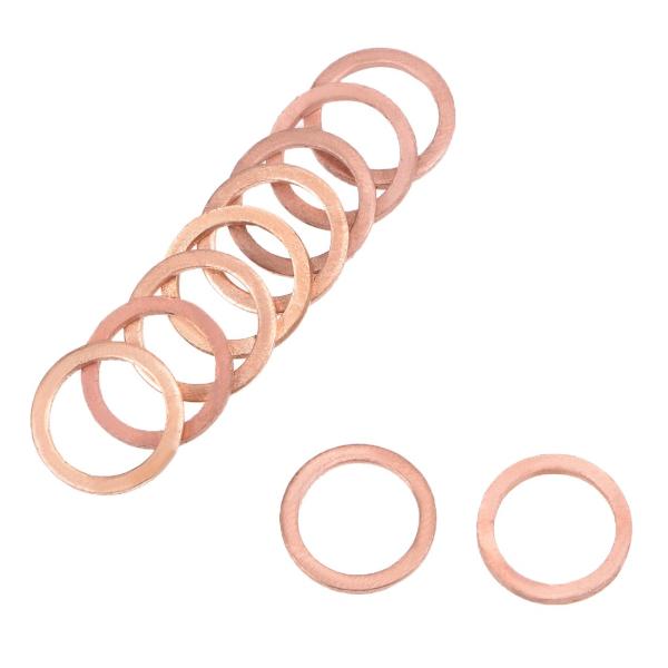 【本商品は海外出荷】お届けは通常20-30日を頂いております。サイズ：12.3mm×16mm×1.5mm（内径×外径×T）材質：銅 - 高硬度、耐摩耗性。ナット、ボルト、またはネジが材料を貫通しないようにします。あなたの機械、家具、その他の...