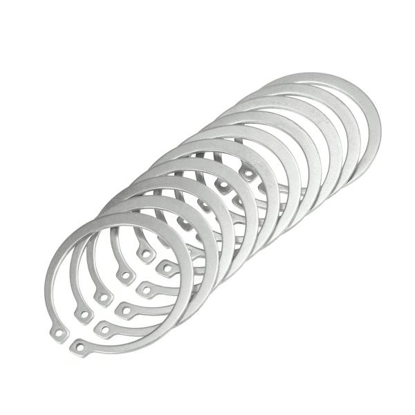 【本商品は海外出荷】お届けは通常20-30日を頂いております。外径:65mm；内径:55.6mm；厚さ:2mm穴直径:3.5mm；幅:4mm；素材:304ステンレス耐久性なメタル製で、実用です。サークリップはベアリング、ギア、プーリーなどに...