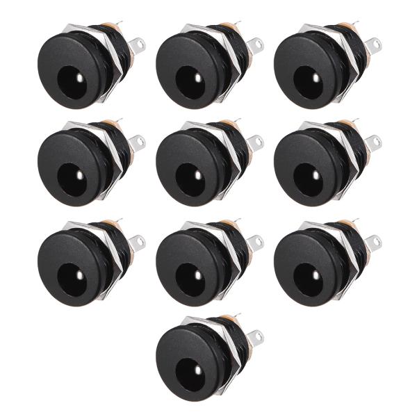 【本商品は海外出荷】お届けは通常20-30日を頂いております。高品質DC  -  022 5.5mmx2.1mm DC電源コネクタ女性のパネルマウント、優れた職人技3ピンはんだ付け端子、取り付けに便利古い壊れた5.5mmx2.1mm DCジ...