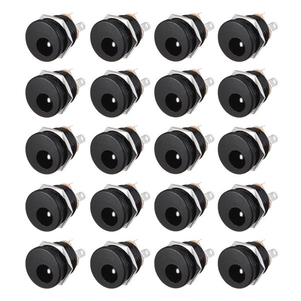 【本商品は海外出荷】お届けは通常20-30日を頂いております。高品質DC  -  022 5.5mmx2.1mm DC電源コネクタ女性のパネルマウント、優れた職人技3ピンはんだ付け端子、取り付けに便利古い壊れた5.5mmx2.1mm DCジ...