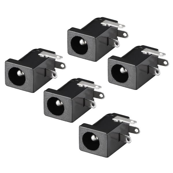 【本商品は海外出荷】お届けは通常20-30日を頂いております。高品質DC  -  005 5.5mmx2.5mm DC電源コネクタ女性のパネルマウント、優れた職人技3ピンはんだ付け端子、取り付けに便利古い壊れた5.5mmx2.5mm DCジ...