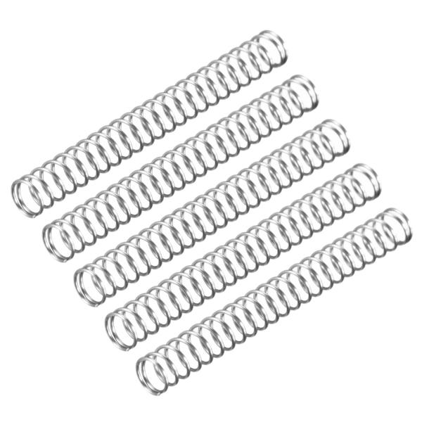 【本商品は海外出荷】お届けは通常20-30日を頂いております。ワイヤ径: 0.2mm; 外径: 5mm; 自由長さ: 45mmパッケージ内容：5 x 圧縮スプリング合金ばね鋼は、音楽用ワイヤーよりも優れた耐食性と耐熱性で優れた機械的性質を提...