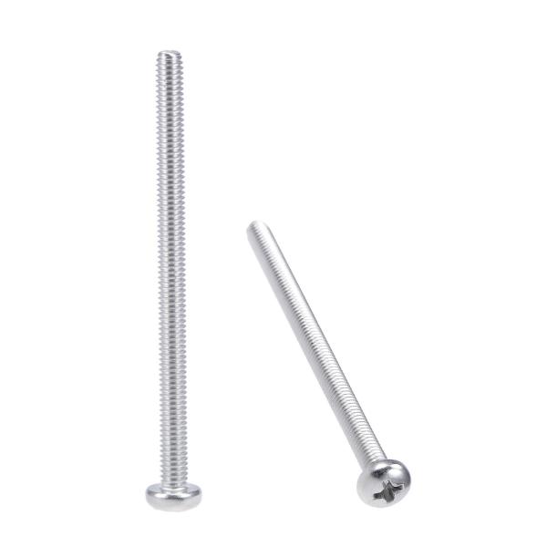 【本商品は海外出荷】お届けは通常20-30日を頂いております。モデル：M4x60mm;材質：304ステンレス鋼；ネジの長さ：60mm；ピッチ：0.7mm；ネジヘッド直径：8mm；ネジ溝タイプ：フィリップスクロスパッケージ内容：機械ねじ20個...