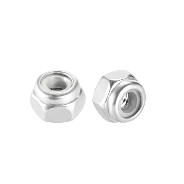 【本商品は海外出荷】お届けは通常20-30日を頂いております。[サイズ]：平らから平ら5mmまで測定される幅; 高さ3.5mm[材料]：304ステンレス鋼製、さび抵抗性と耐久性[特長]：ナイロン製インサートにより、振動やトルクによる緩みを大...