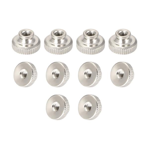 【本商品は海外出荷】お届けは通常20-30日を頂いております。ねじサイズ: M3 x 0.5mm.サイズ：（全体）11x7mm  ;厚さ（ローレット部）:  3.2mm材質：良質の金属製、ニッケルメッキ仕上げ、耐摩耗性および使用耐久性。利点...