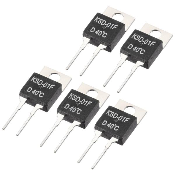 【本商品は海外出荷】お届けは通常20-30日を頂いております。温度：40℃。 電源：220VAC 1A / 24VDC 3A。 連絡先：N.C（ノーマルクローズ）40℃N.C（ノーマルクローズ）KSD-01F温度コントロールバイメタル温度制...