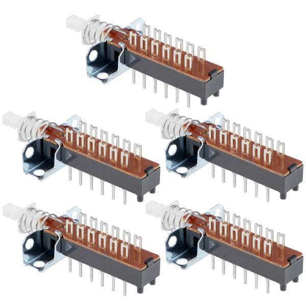 【本商品は海外出荷】お届けは通常20-30日を頂いております。[標準] - 4PDT 12 ピン 4mm ピッチ 1 ポジション[モメンタリスイッチ] - モーメンタリストレートスルーホールミニチュアスイッチ[特性] - メカニズム設計によ...