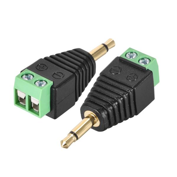 【本商品は海外出荷】お届けは通常20-30日を頂いております。3.5mm2ポールオス~AV 2ネジ留め式端子に適合させます。コンパクト設計省スペース、持ち運びや使用が簡単。電気タップ、スプライシング、圧着はありませんが、小型のドライバーのみ...