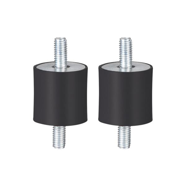 【本商品は海外出荷】お届けは通常20-30日を頂いております。ユニバーサルデザイン - 0.79" x 0.79" rubber mount with M5 x 11mm Studs , set of 2 pieces rubber Vib...