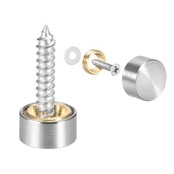 【本商品は海外出荷】お届けは通常20-30日を頂いております。各カバーの直径は10mmです。真ちゅう製の頑丈な構造で、耐久性と寿命を保証できます。毎日の腐食、引っかき傷、変色に耐えるようにつや消しステンレス鋼仕上げで設計されます。安いプラス...