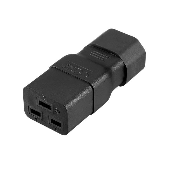 【本商品は海外出荷】お届けは通常20-30日を頂いております。AC125V 15A/AC250V 10A IEC320 オス C14 ―メス C19 AC電源アダプターコード接続用。定格電圧/ 電流: AC125V 15A/AC250V 1...