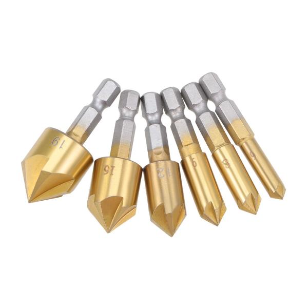 【本商品は海外出荷】お届けは通常20-30日を頂いております。サイズ: 6 mm, 8 mm, 9 mm, 12 mm, 16 mm, 19 mm材料: 高さスピードスチールで造られて、このビットは長続使用、高 熱条件に耐久性を持ちます。び...