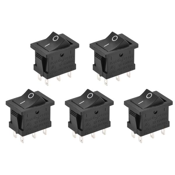 【本商品は海外出荷】お届けは通常20-30日を頂いております。【広範囲】すべての車、オートバイ、バス、ボート、マリン、トレーラー、キッチン家電などに最適です。【好きのように作り】ブラックボートロッカースイッチ、6ターミナルON/ONスイッチ...