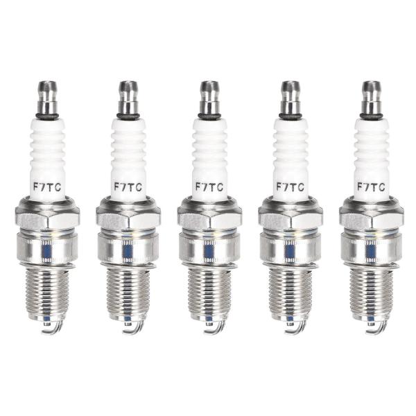 【本商品は海外出荷】お届けは通常20-30日を頂いております。モデル：F7TC；パッケージ内容：スパークプラグ5個ねじサイズ：18 x 13.8 mm（L * D）ホンダGX120 GX160 GX200 GX240 GX270 GX340...