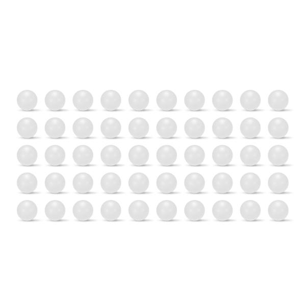 【本商品は海外出荷】お届けは通常20-30日を頂いております。直径4 mm非金属低荷重ボールベアリングに広く使用されていますG1精密級ボール、自己潤滑優れた機械的特性と耐腐食性、耐疲労性、耐衝突性パッケージには50個のボールが含まれています