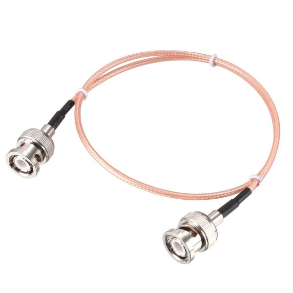 【本商品は海外出荷】お届けは通常20-30日を頂いております。50OHM BNC  -  BNC延長ケーブル、BNCコネクタ対応ニッケルメッキのコネクタ本体と金メッキの接点付きRF信号とビデオ信号の両方の転送をサポートするように設計されてい...