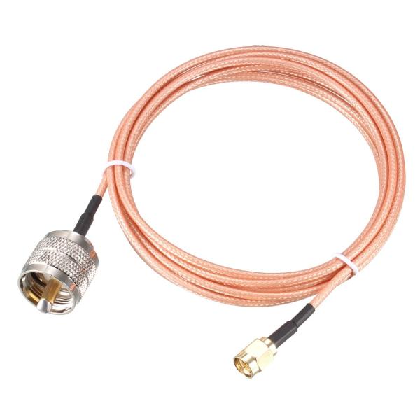 【本商品は海外出荷】お届けは通常20-30日を頂いております。インピーダンス：50ohm;ケーブル長：305 cm超低損失ダブルシールドRG316同軸ケーブルニッケルメッキコネクタ本体および金メッキ真鍮コンタクト付きますベース＆モバイルアン...