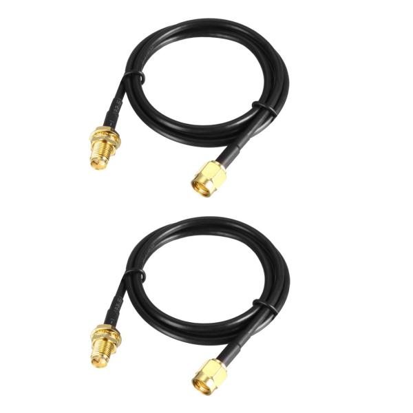 【本商品は海外出荷】お届けは通常20-30日を頂いております。ワイヤレスアンテナを最大61 cmまで延長するアンテナに最適な配置を提供します超低損失RP-SMA延長ケーブル無線LANやWiFiルーターアダプターに最適IEEE 802.11a...