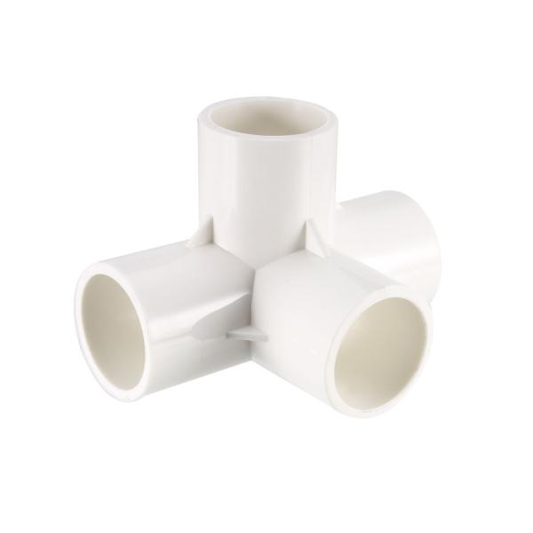 【本商品は海外出荷】お届けは通常20-30日を頂いております。[サイズ]：25 mm[高品質素材]:PVCフィッティングは弾力性があり、高張力と高衝撃強度を備えています。[機能]：4方向ティーはセンター接続に最適です。[取り付けが簡単]：P...