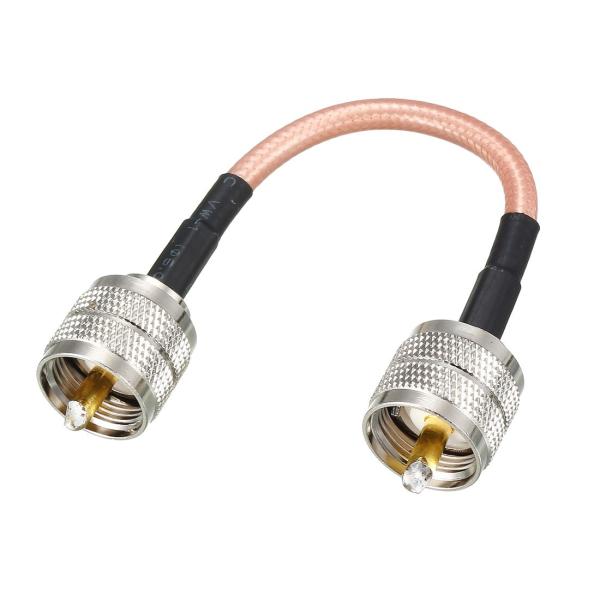 【本商品は海外出荷】お届けは通常20-30日を頂いております。【基本情報】ケーブルタイプ: RG-142; ケーブル長さ: 10 cm ; コネクター 1: PL-259 UHF オス; コネクター 2: PL-259 UHF オス;インピ...