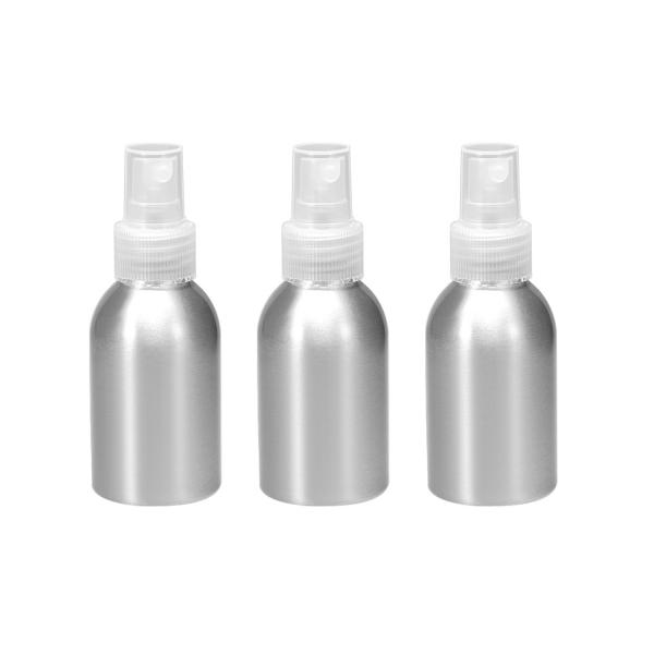 【本商品は海外出荷】お届けは通常20-30日を頂いております。容量：1.7oz/50ml ;材質：アルミニウム；パッケージ内容：アルミスプレーボトル3個入り便利 - 持ち運びに便利な小容量、軽量、あなたの液体作品のサンプルに最適です。広く使...
