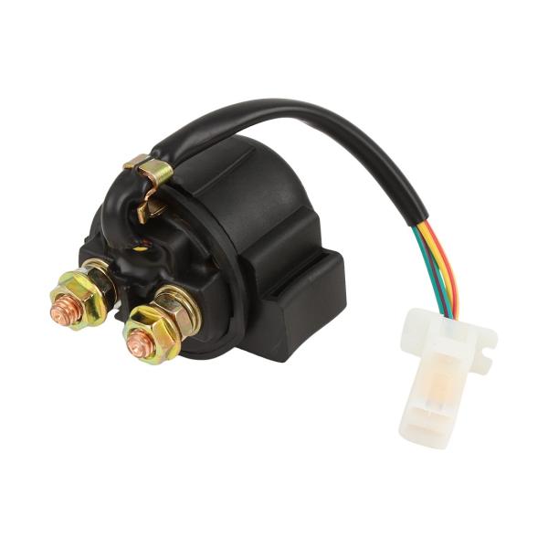 【本商品は海外出荷】お届けは通常20-30日を頂いております。ヤマハウォリアー350 YFM35 1987-2004に適合する高いクランキング力、始動スイッチ電流を減らす高品質のスターターリレーソレノイド、バイクに最適です材質：金属、プラス...