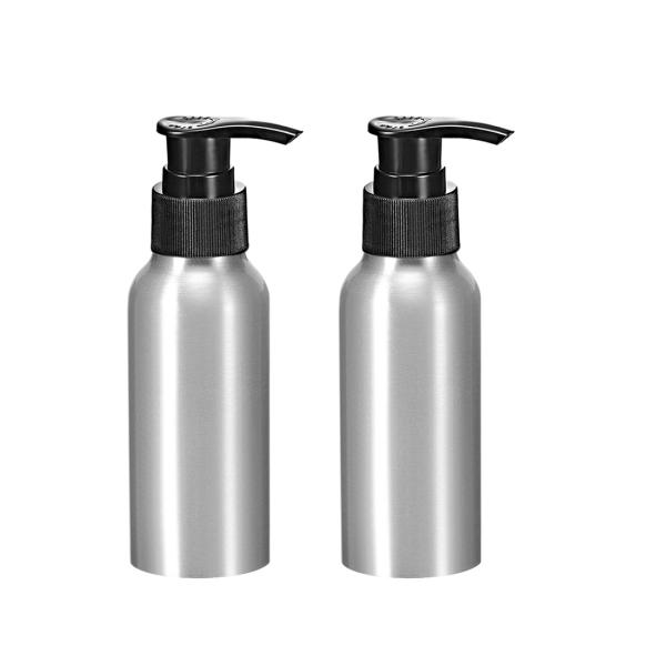 【本商品は海外出荷】お届けは通常20-30日を頂いております。容量：3.4oz/100ml; 材質：アルミニウム；パッケージ内容：アルミスプレーボトル2個入り便利 - 持ち運びに便利な小容量、軽量、あなたの液体作品のサンプルに最適です。広く...