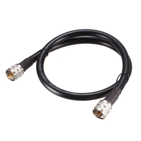 【本商品は海外出荷】お届けは通常20-30日を頂いております。UHF PL-259オス-UHF PL-259オスコネクタ付きRG213低損失同軸ケーブルニッケルメッキのコネクタ本体と金メッキの真鍮コンタクト付き両端にPL-259コネクタをは...