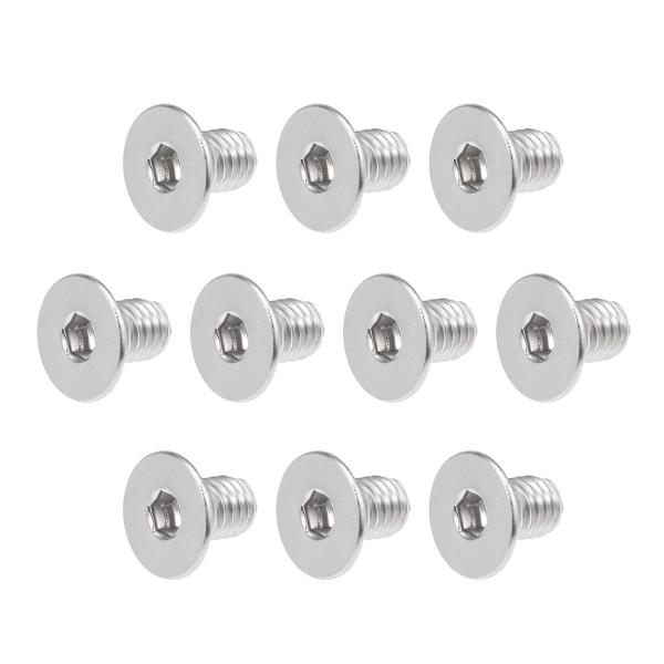 【本商品は海外出荷】お届けは通常20-30日を頂いております。[仕様]：）材質：304ステンレス鋼;ネジ溝タイプ：内側六角。[100％固体ステンレス鋼] : )フラットヘッドネジは耐食性の金属の最高のフォームの一つである304ステンレススチ...