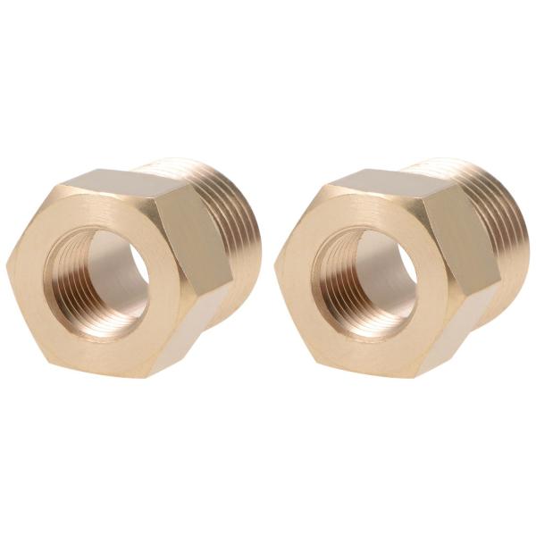 【本商品は海外出荷】お届けは通常20-30日を頂いております。製品名：ねじ込み管継手；材質：黄銅六角ブッシング継手は直径の異なる2本のパイプを接続します黄銅は耐食性、高温延性、低透磁率を備えています動作温度範囲は-53?121度C（-65?...