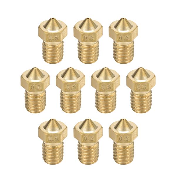 【本商品は海外出荷】お届けは通常20-30日を頂いております。精密デザイン-1.75mm入力0.5mm押出機ノズルはプリントヘッドのオーバーフローを効果的に防ぎ、滑らかで光沢のある光沢のある一貫した印刷を生成できます。角からの抵抗を減らし、...