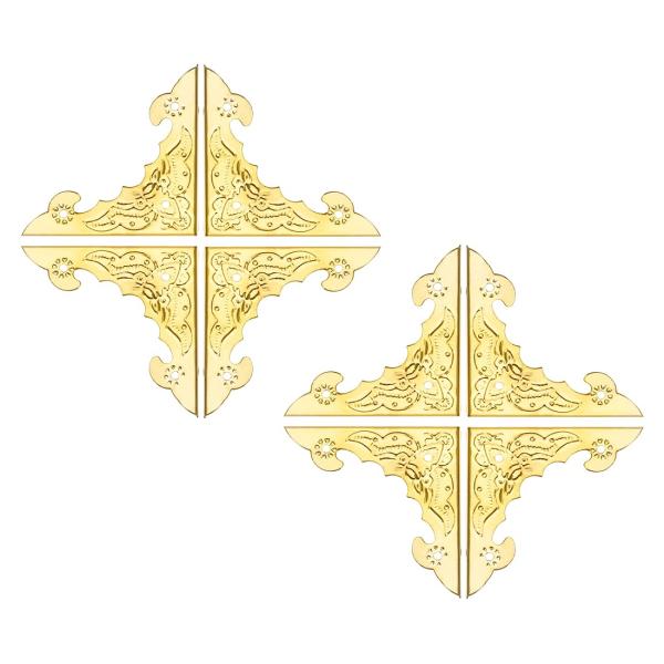 【本商品は海外出荷】お届けは通常20-30日を頂いております。基本情報?- 商品名：ボックスコーナープロテクター材料-金属製、クロムメッキ表面、軽量、設置が簡単、頑丈で耐久性があります。利点-ボックスエッジコーナープロテクターはさまざまなテ...