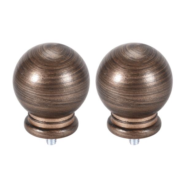 【本商品は海外出荷】お届けは通常20-30日を頂いております。カーテンロッドのエンドのキャップはインパクトで、ファッションのデザインです。素材:プラスチック製、丈夫で耐久性です。取付簡単：ツールがなくても取付簡単です。ビンテージデザイン：家...