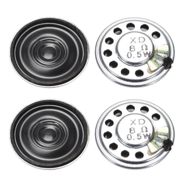 【本商品は海外出荷】お届けは通常20-30日を頂いております。27mm マグネチックスピーカー、定格消費電力は0.5Wで,オームは8 Ohmです。高い感性度,大きい音、音質がクリアでよいです。スピーカーは音システムのよい代替品です。溶接イン...