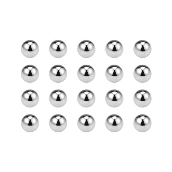 【本商品は海外出荷】お届けは通常20-30日を頂いております。直径2.5mm;パッケージには20個ボールが含まれます。精密グレードのG10ボール高品質のGCr15ステンレス鋼製ベアリングボールです。転がり接触疲労に対する高い耐性と、転がり軸...
